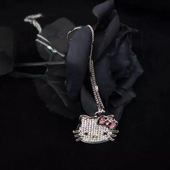Hello Kitty | Jewelry | Hello Kitty Sterling Silver And Aaa Crystal ...